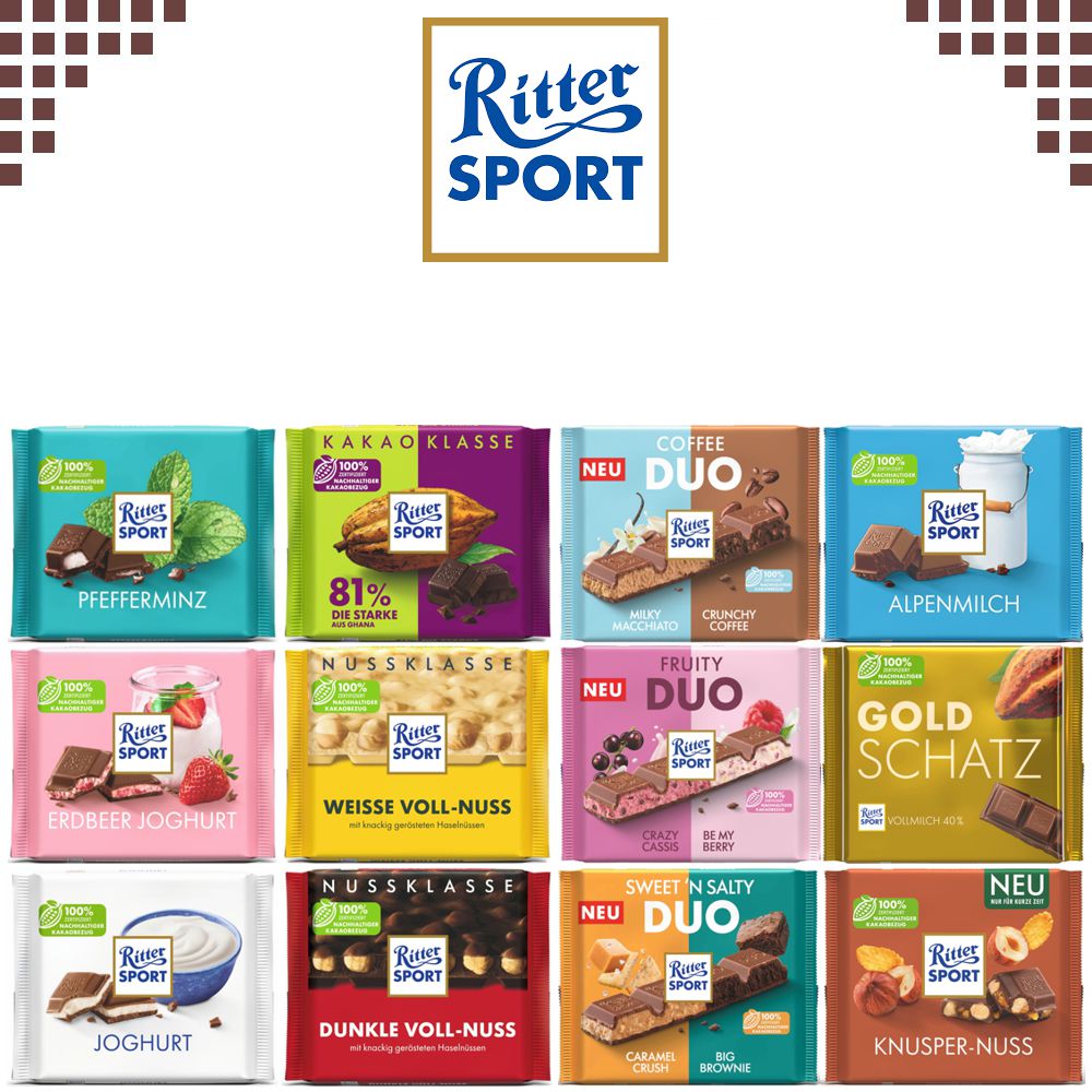 Ritter Sport Chocolate Bars | Doiberica Export Supplier