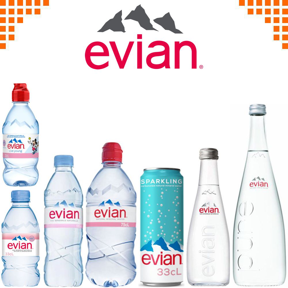 Evian Mineral Water | Natural Alpine Mineral Water | DOIberica